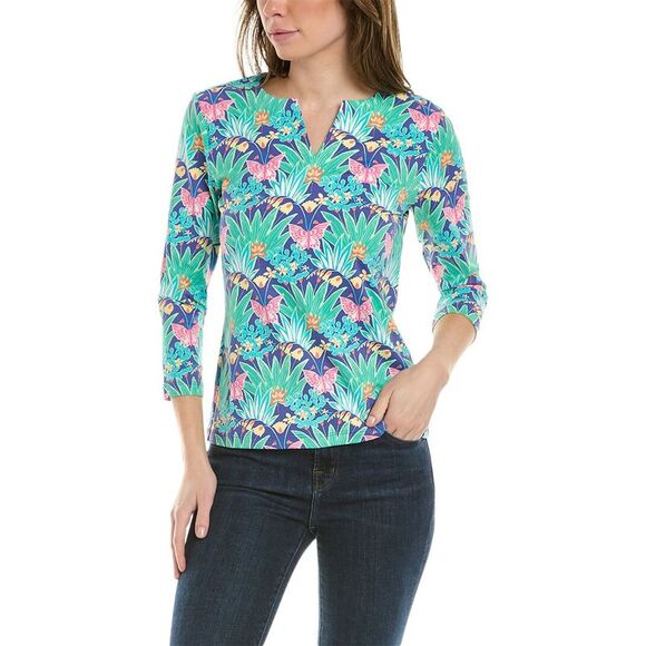 J. McLaughlin | Tops | Jmclaughlin Carly Catalina Cloth Top | Poshmark